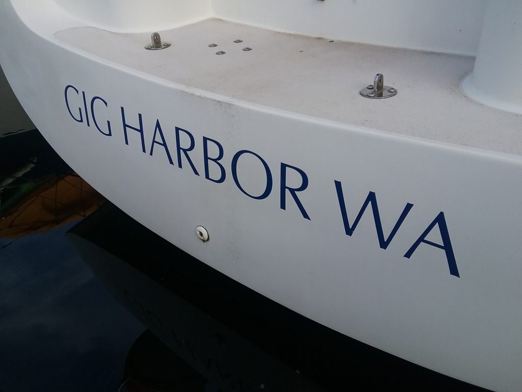 Hailing Port - Boat Lettering
