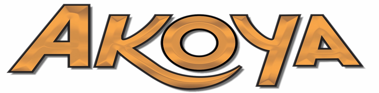 Akoya boat lettering.