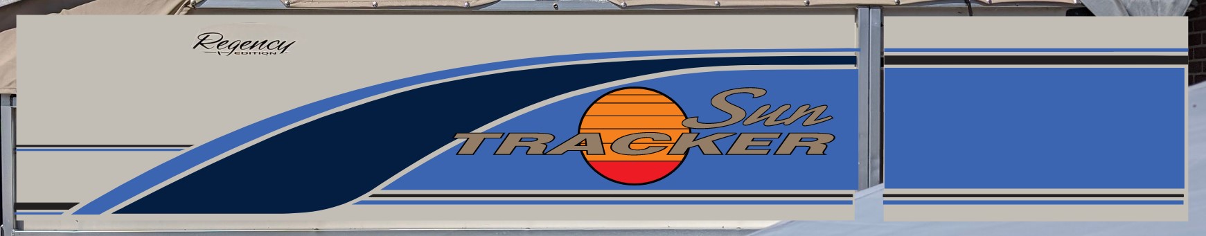 Sun Tracker Pontoon Graphics - Boat Lettering